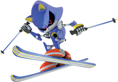 Mario & Sonic (2009) - Skiing - Metal Sonic - Gallery - Sonic SCANF